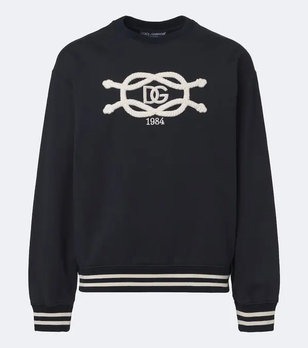 Dolce & Gabbana Logo Embroidered Sweatshirt