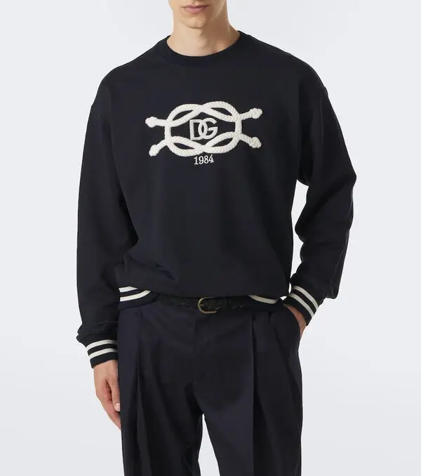 Dolce & Gabbana Logo Embroidered Sweatshirt