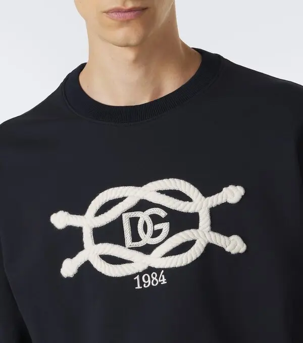Dolce & Gabbana Logo Embroidered Sweatshirt