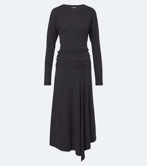 LEMAIRE Cotton Jersey Crêpe Midi Dress