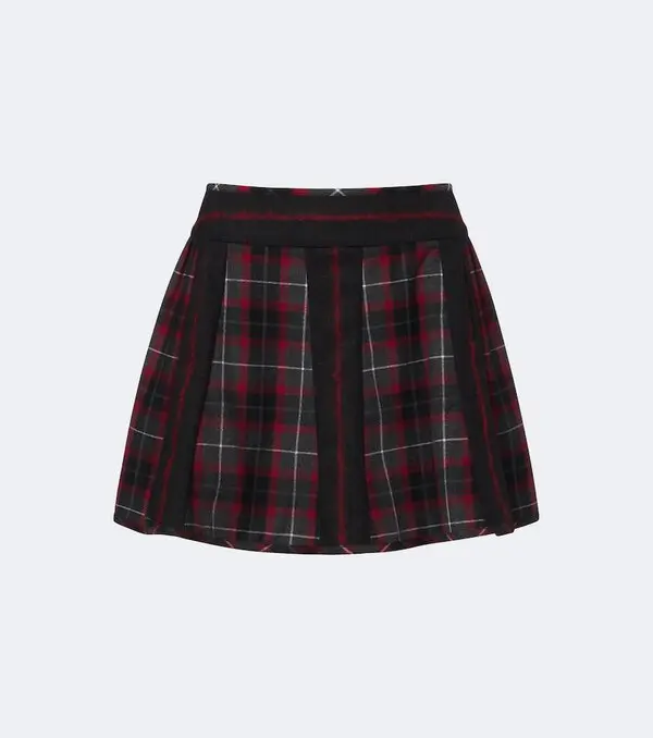 VIVIENNE WESTWOOD Tartan Wool Miniskirt
