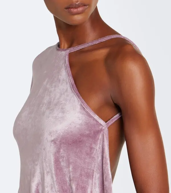Rick Owens Draped Velvet Gown