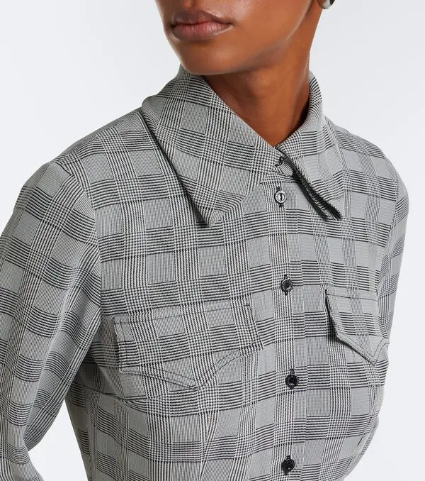 EMILIA WICKSTEAD Caliste Checked Shirtdress