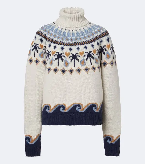 Alanui Virgin Wool Turtleneck Sweater