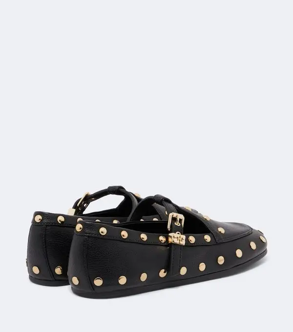 GANNI Mary Jenny Studded Flats
