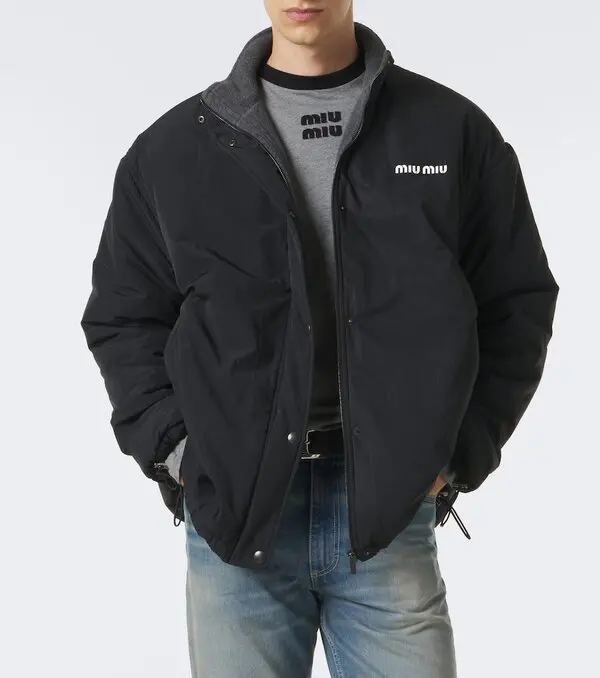 Miu Miu Logo Technical Jacket