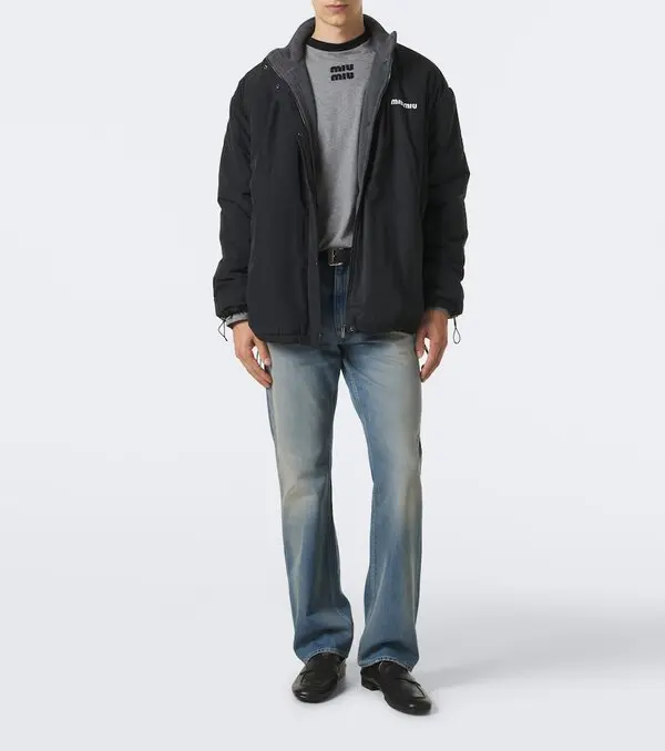 Miu Miu Logo Technical Jacket