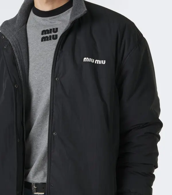 Miu Miu Logo Technical Jacket