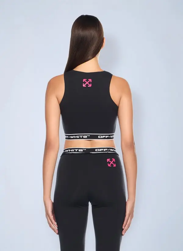 Off-White Logo Motif Cut Out Top