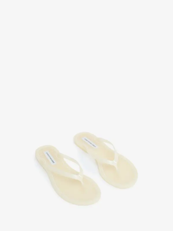 Christopher Esber Jo Flip Flop - Alabaster