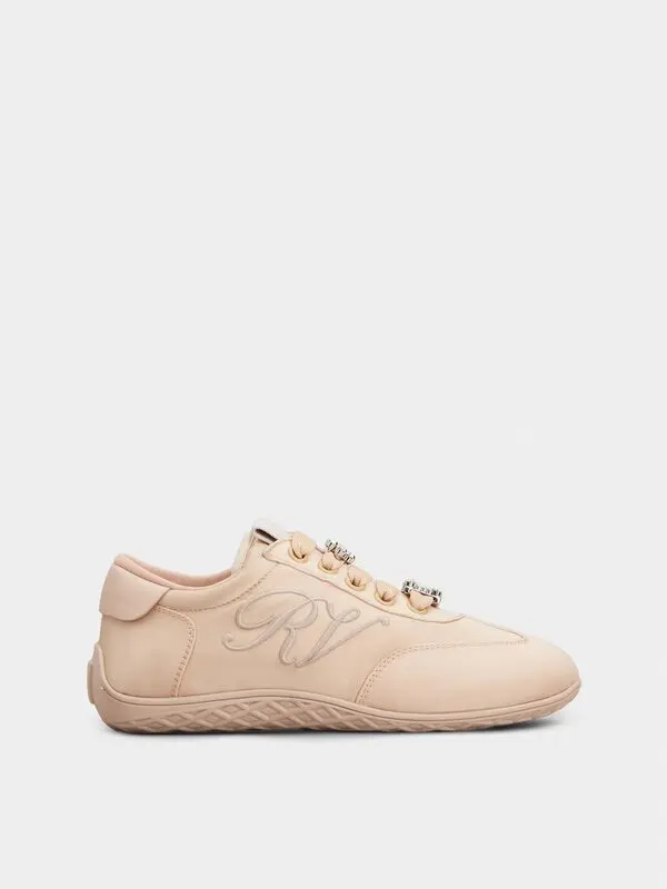 ROGER VIVIER Viv Low Sneakers In Fabric