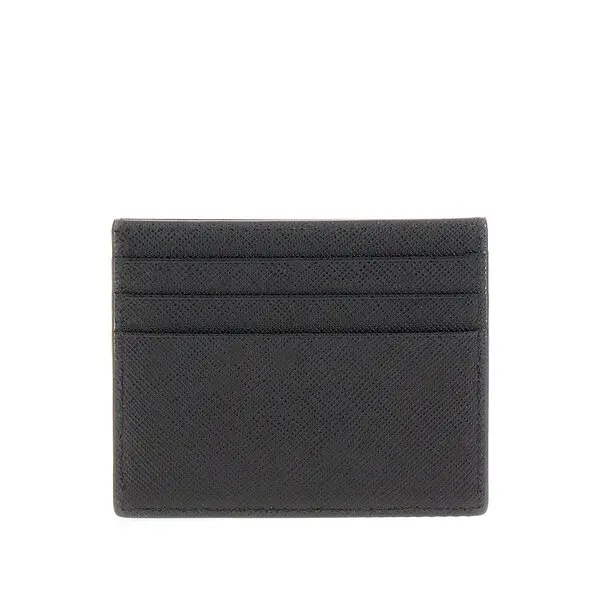 Prada Saffiano Leather Cardholder With Logo