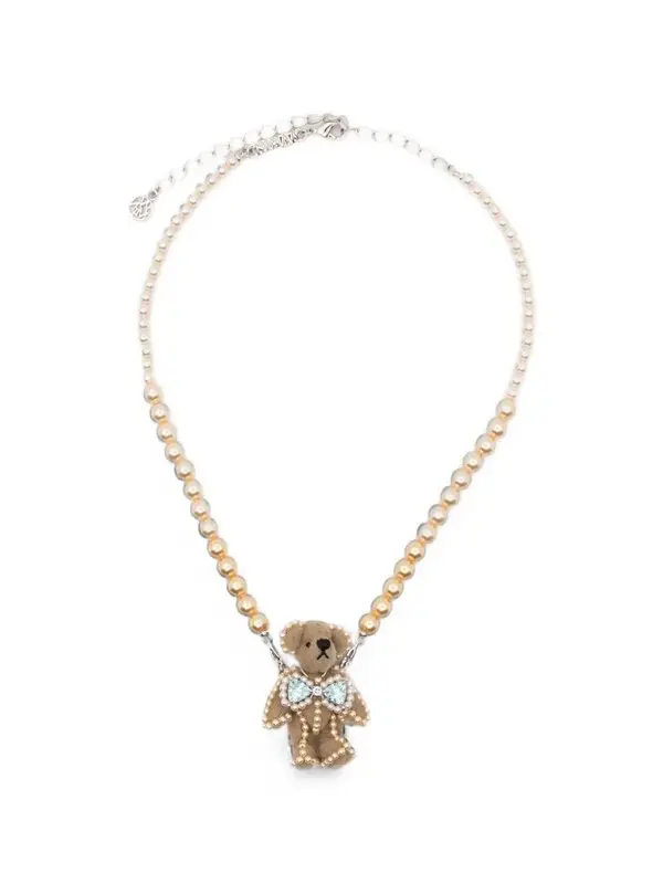 YVMIN Teddy Bear Pendant Necklace