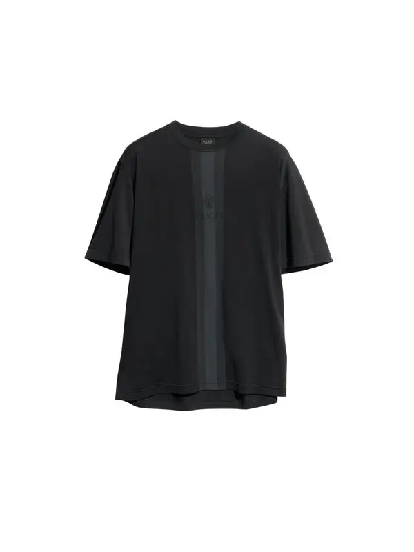 Gucci T-shirt In Cotton With Tonal Web Ribbon