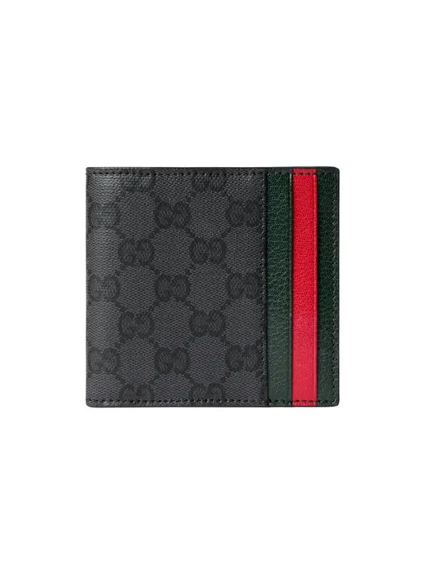 Gucci Bi-fold Wallet With Web Ribbon