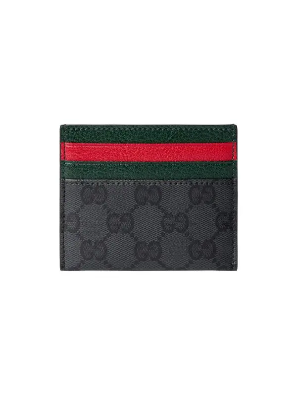 Gucci Card Holder With Web Ribbon