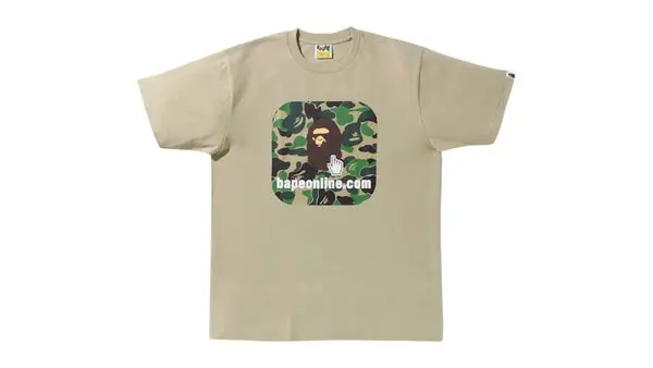 A BATHING APE Abc Camo Online C Tee Shirt