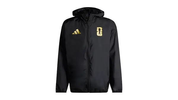 Adidas Fifa World Cup 202026 Official Emblem Windbreaker Jacket - Black