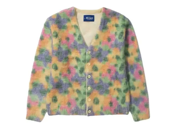 AWAKE Floral Mohair Printed Cardigan