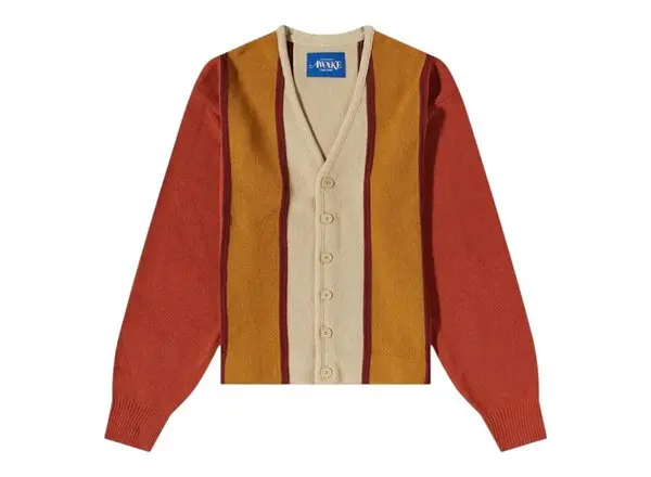 AWAKE Wool Striped Cardigan