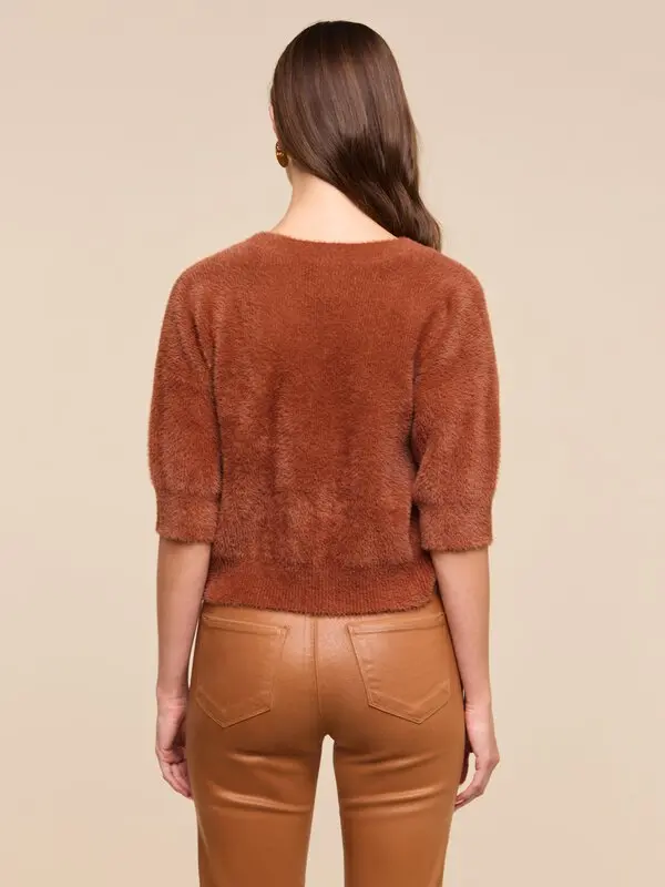 L'Agence Guinevere Cropped Pullover