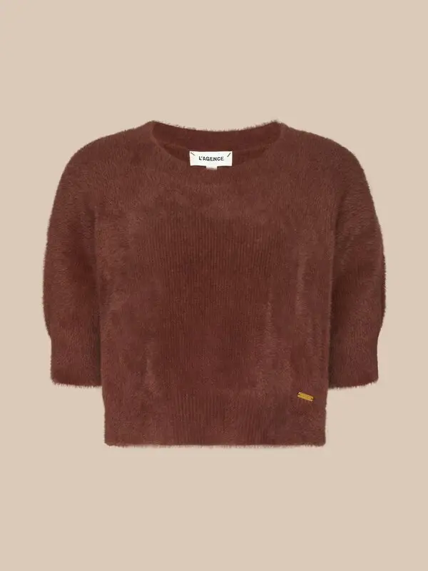 L'Agence Guinevere Cropped Pullover