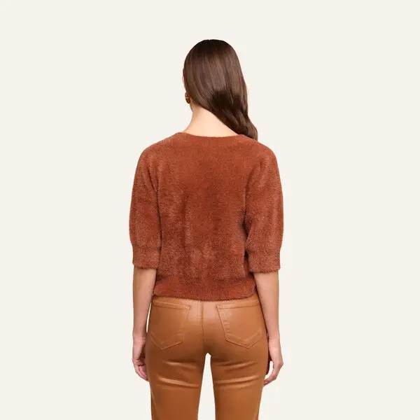 L'Agence Guinevere Cropped Pullover - Java