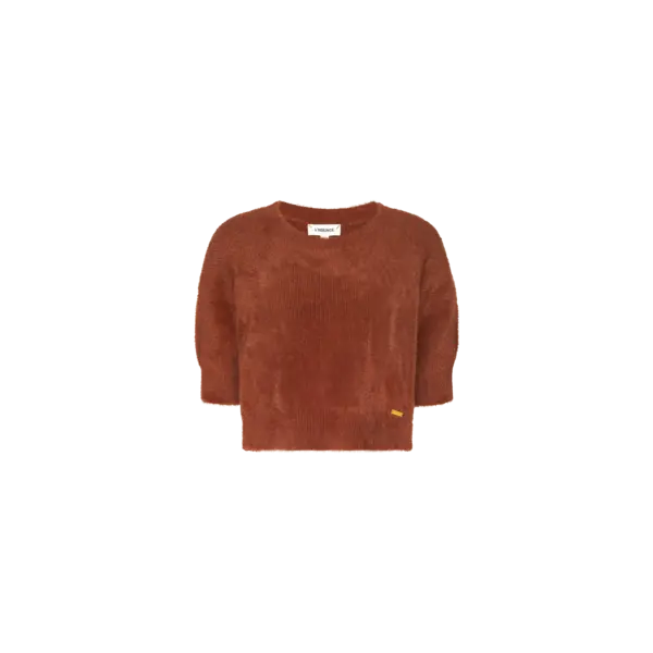 L'Agence Guinevere Cropped Pullover - Java