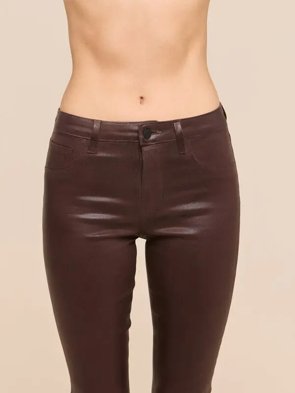 L'Agence Ruth Coated Straight-leg Jean