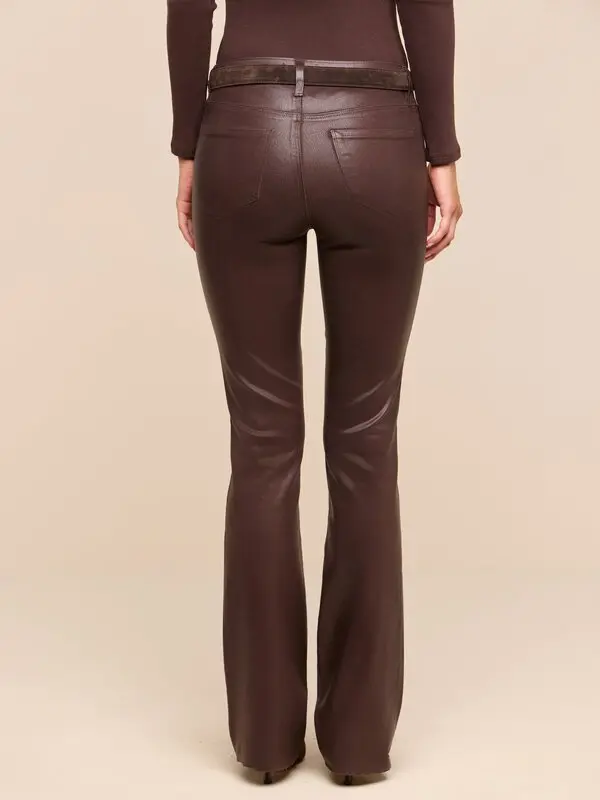 L'Agence Ruth Coated Straight-leg Jean