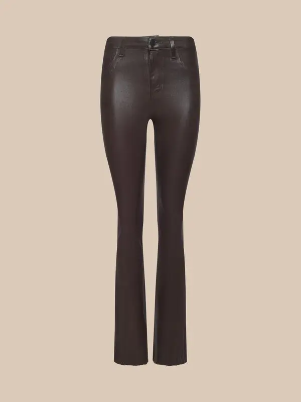 L'Agence Ruth Coated Straight-leg Jean