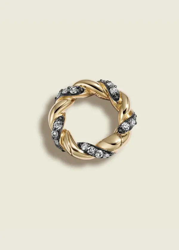 LUCY DELIUS Antique Finish Diamond Rope Connector