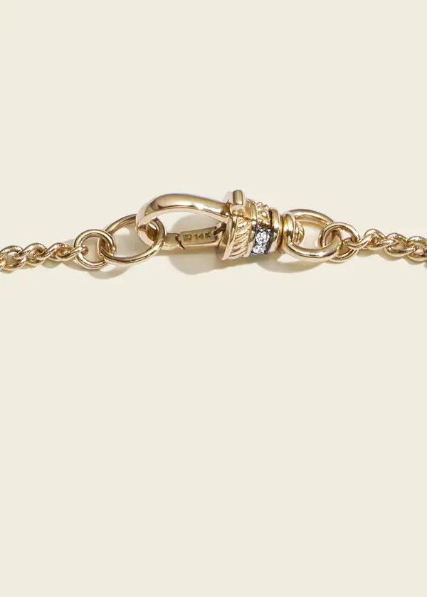 LUCY DELIUS Gold T-bar Necklace - Yellow