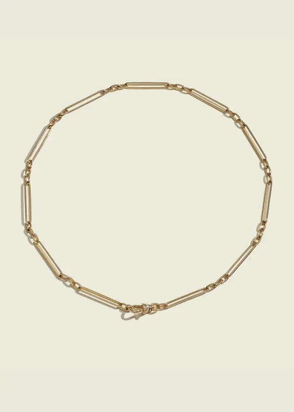 LUCY DELIUS Baby Trombone Link Chain
