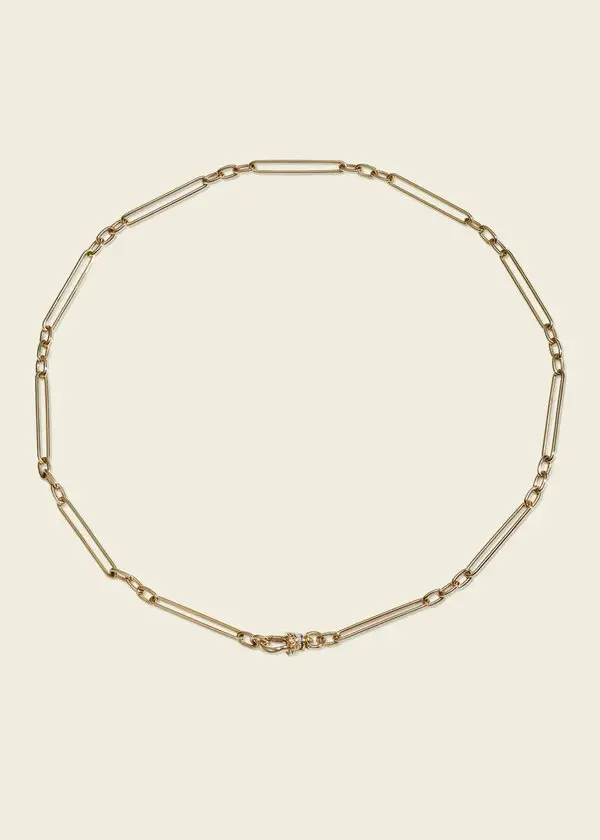 LUCY DELIUS Baby Trombone Link Chain