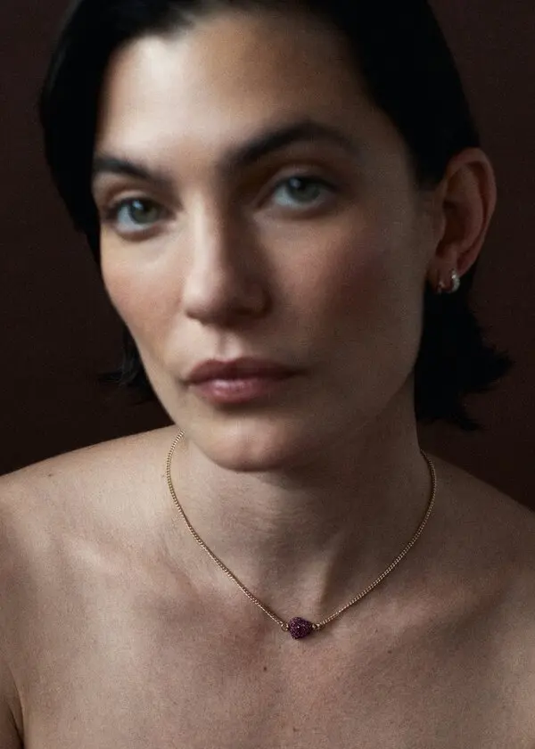 LUCY DELIUS Ruby Chubby Love Necklace