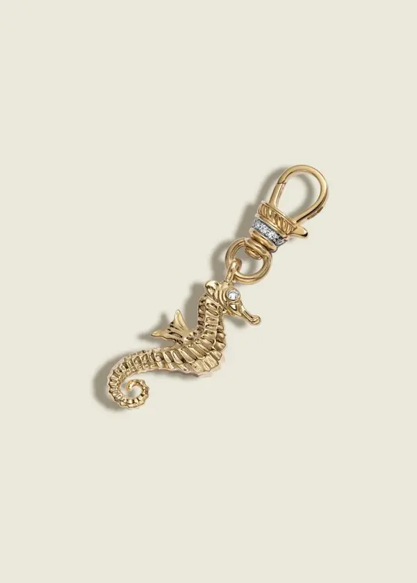 LUCY DELIUS Seahorse Clip Pendant - Yellow