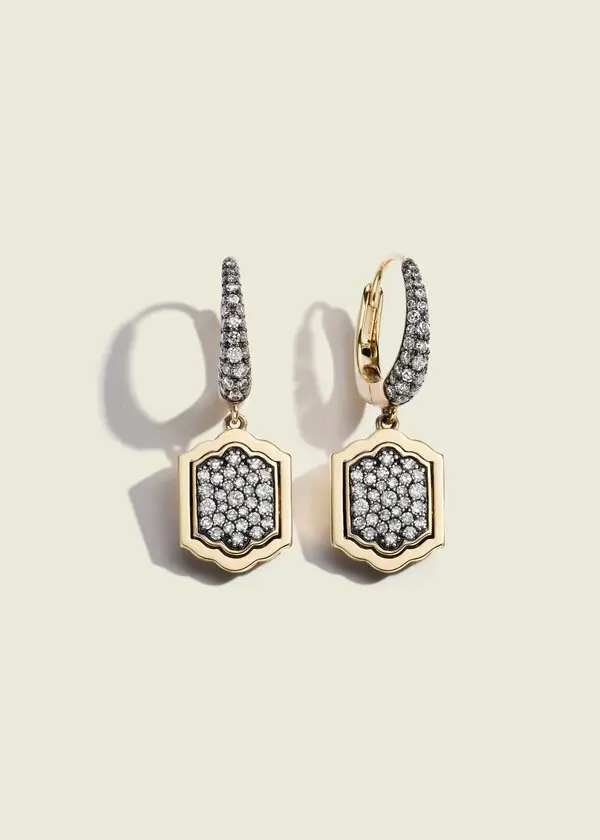 LUCY DELIUS Athena's Mirror Pendant Earrings