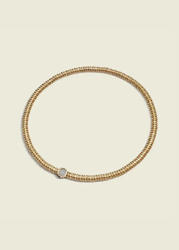 LUCY DELIUS Snakelet Diamond Necklace