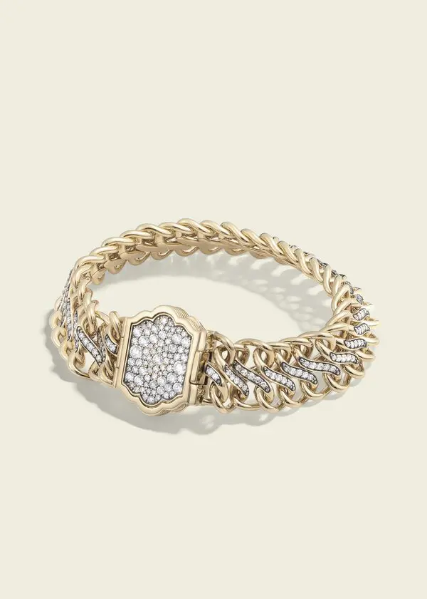 LUCY DELIUS Medusa Double Diamond Bracelet - Yellow