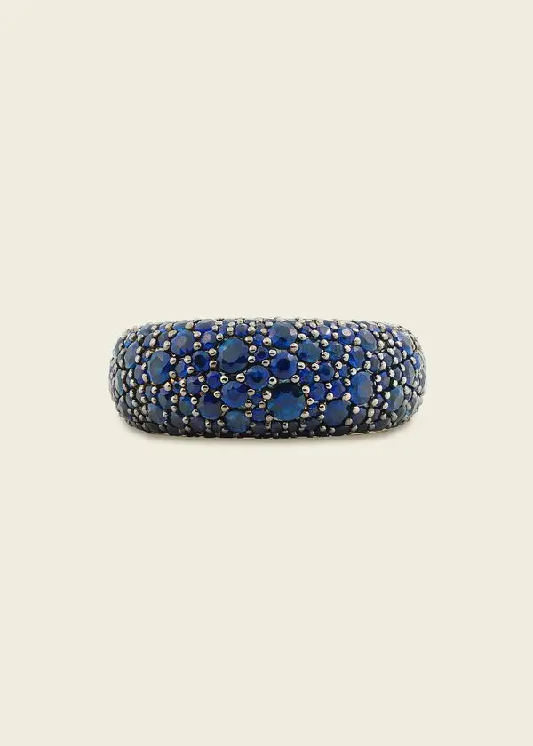 LUCY DELIUS Sapphire Bombé Ring