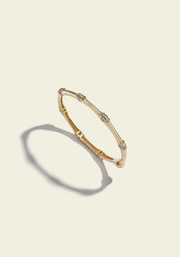 LUCY DELIUS Sciura Skinny Bangle - Yellow
