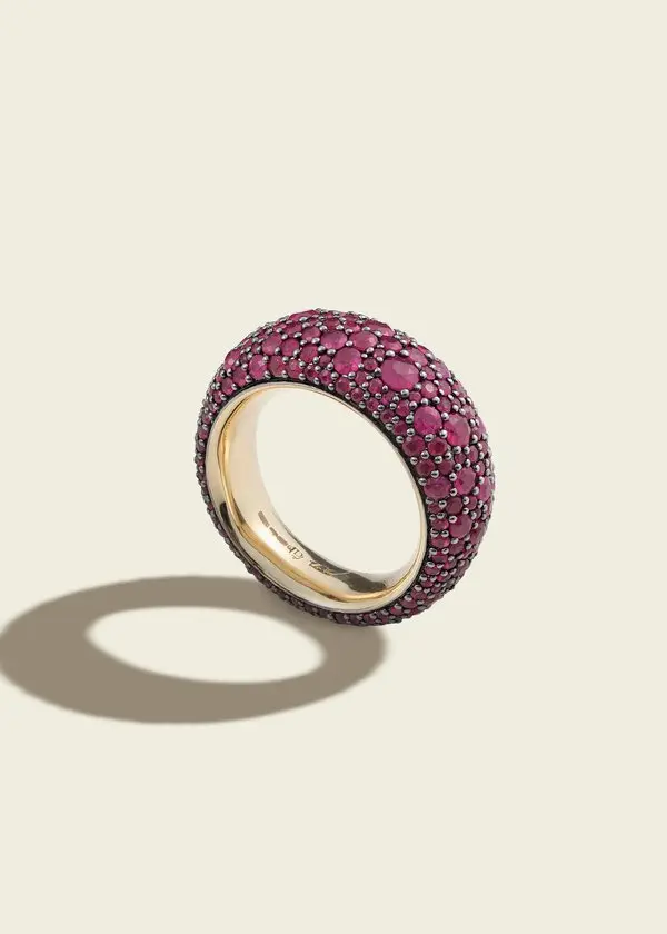 LUCY DELIUS Ruby Bombé Ring