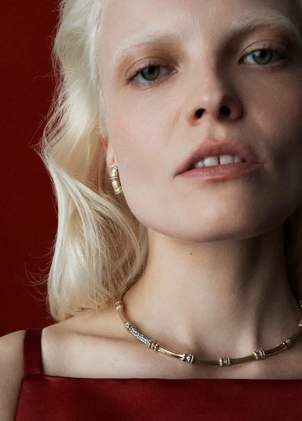 LUCY DELIUS Sciura Pavé Necklace