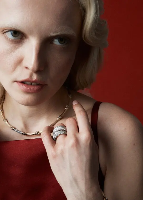 LUCY DELIUS Sciura Pavé Necklace