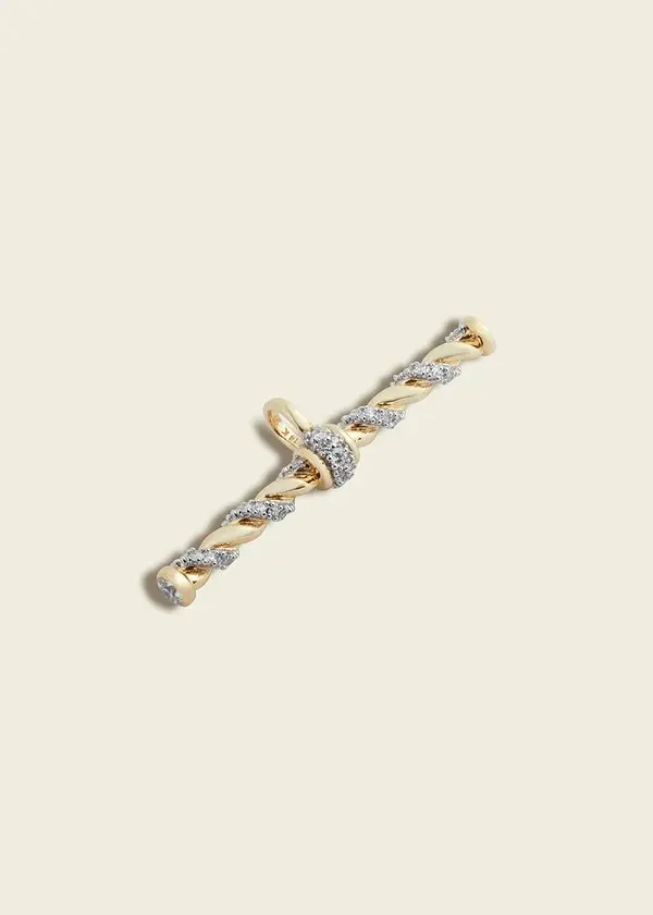 LUCY DELIUS Modern Finish Twisted Rope T-bar Pendant