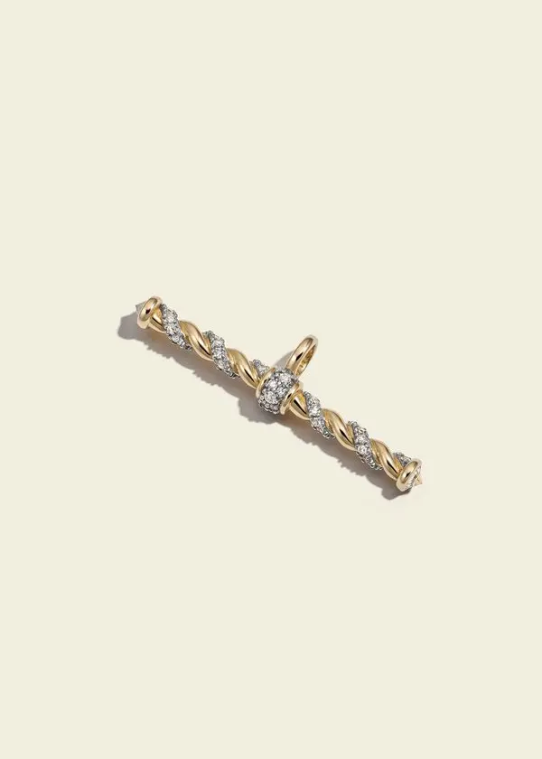 LUCY DELIUS Modern Finish Twisted Rope T-bar Pendant