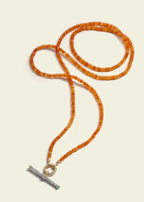 LUCY DELIUS Carnelian Strands Necklace