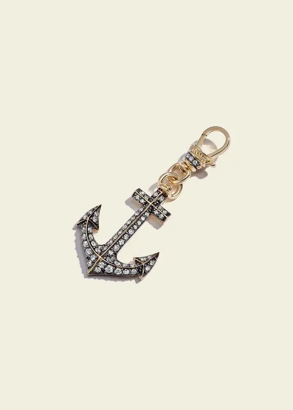 LUCY DELIUS Antique Finish Anchor Pendant