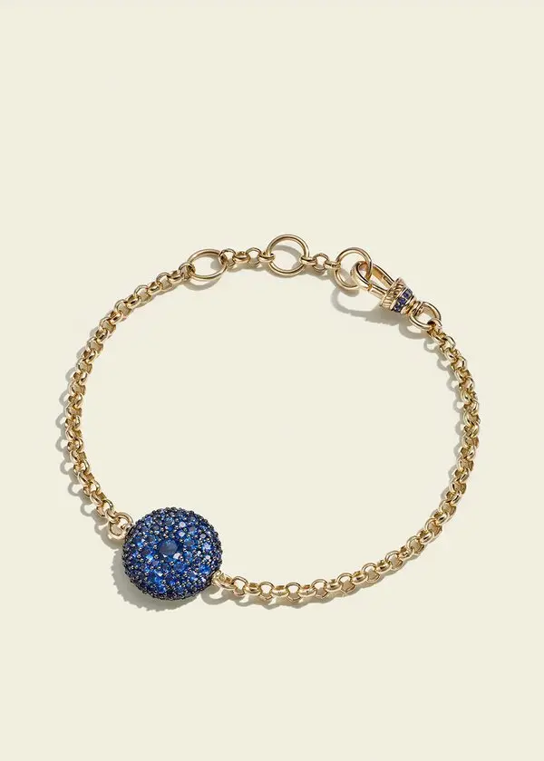 LUCY DELIUS Sapphire Pocket Watch Bracelet - Blue